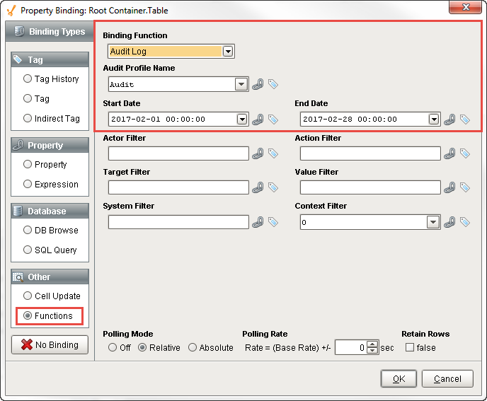 View Audit Information | Ignition User Manual
