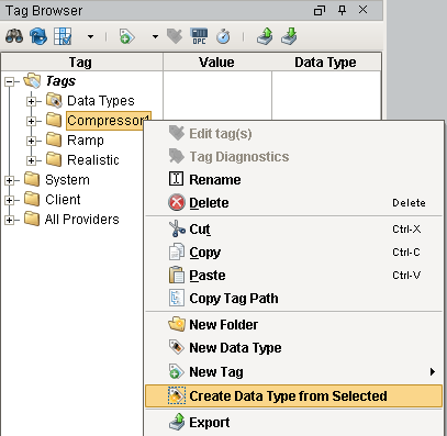 Creating User Defined Types - UDTs | Ignition User Manual