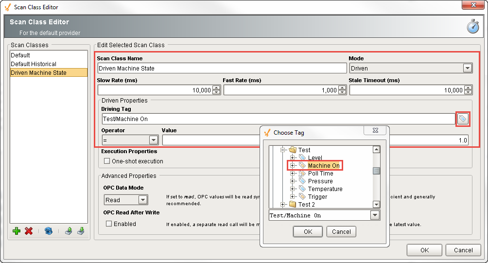 Driven Scan Class | Ignition User Manual