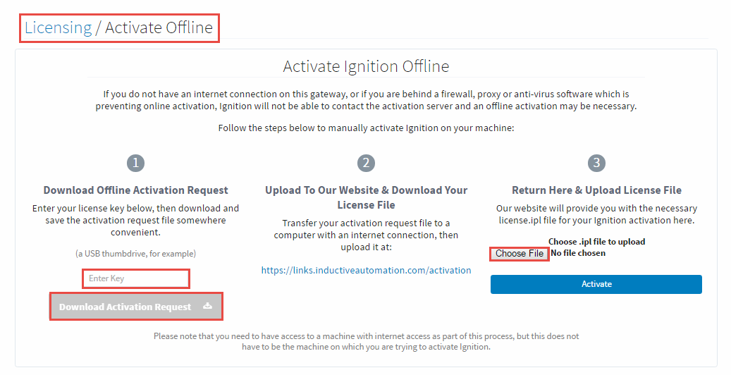 Updating a License | Ignition User Manual