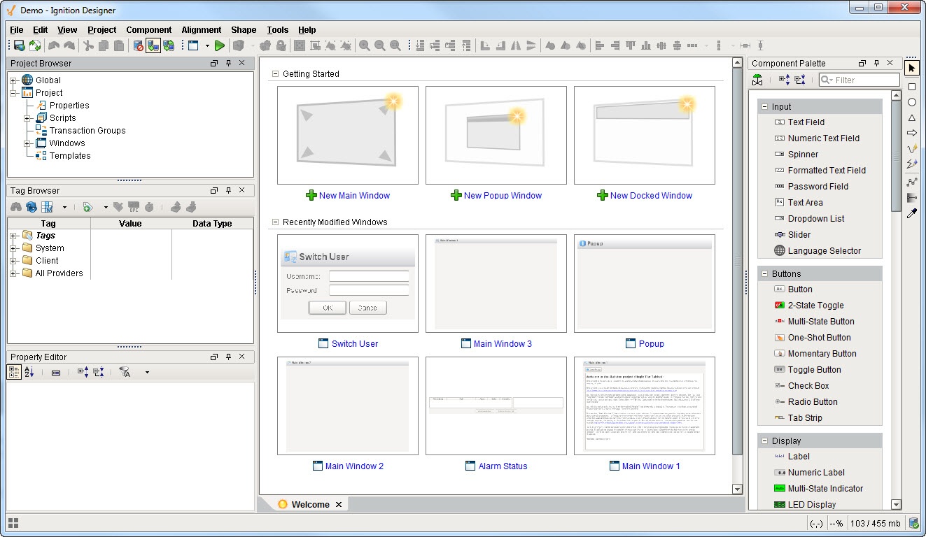 Launching Designer and Opening a Project | Ignition User Manual