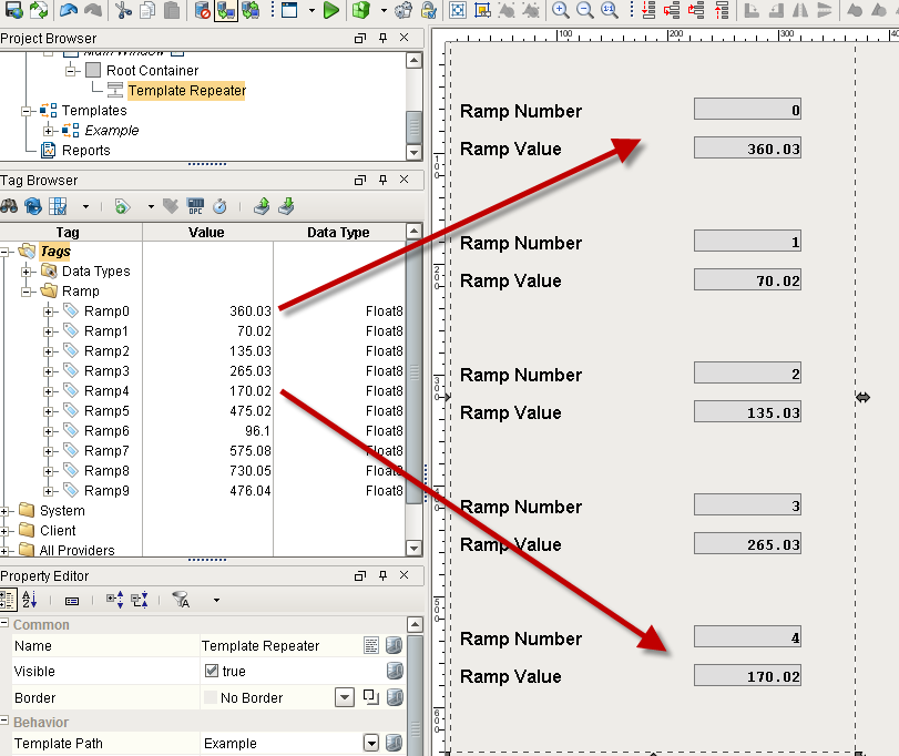 Template Repeater Component | Ignition User Manual